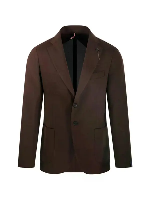 SANTANIELLO Chain-detail Single-breasted Blazer