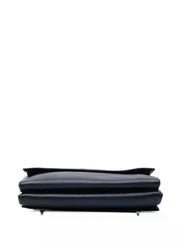 Prada Soft Calf Double Turnlock Crossbody Bag