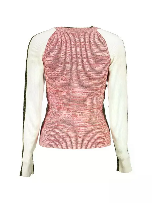 Desigual Ribbed Knit Colour-block Sweater