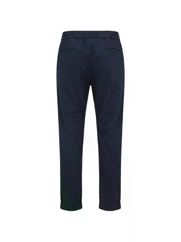 TOMBOLINI Slim Fit Drawstring Waist Trousers - Blue