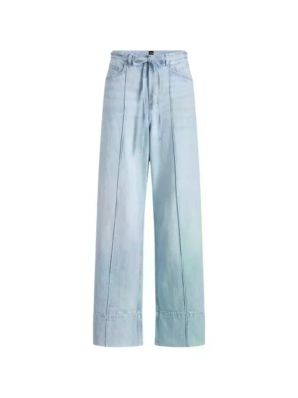 BOSS Pintuck Detail Jeans - Blue