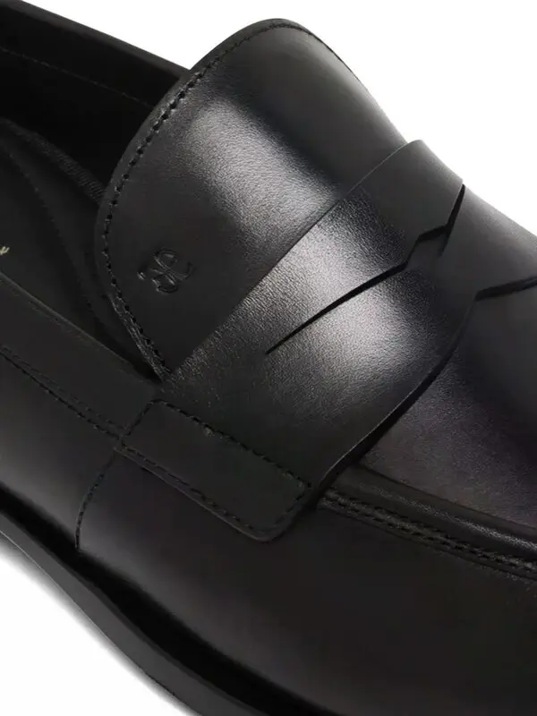 FABI British Penny-slot Almond-toe Loafers