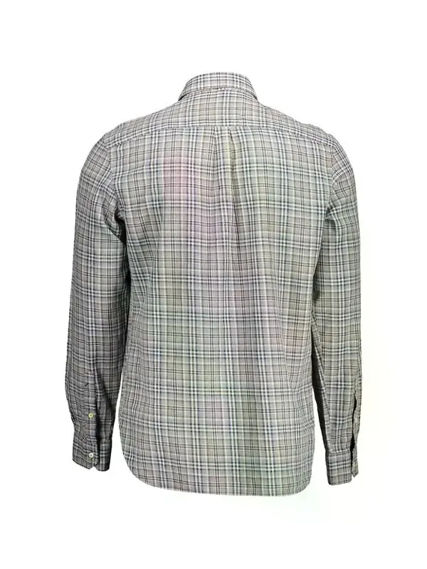 U.s. Polo Assn. Checked Embroidered-logo Shirt