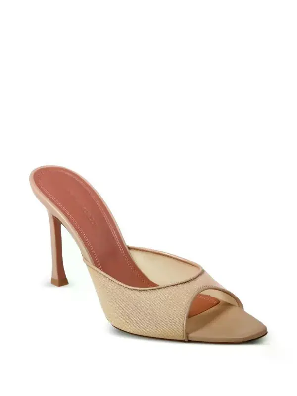Amina Muaddi Alexa Mesh Sandals