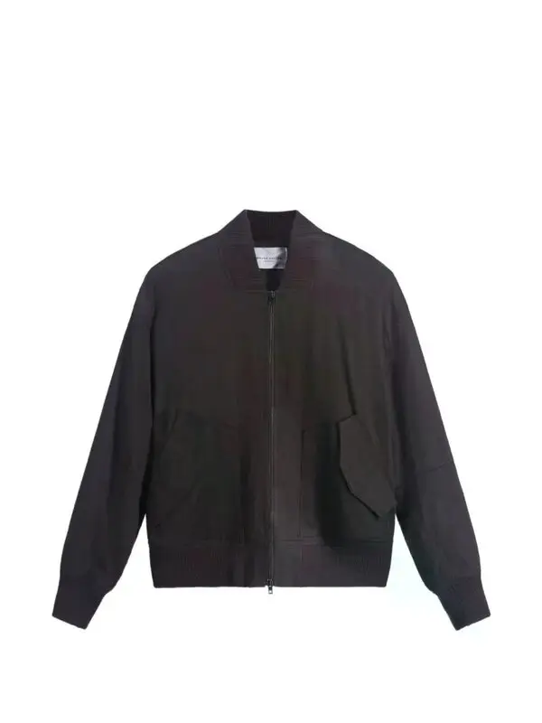 ROBERTO COLLINA Zip-up Bomber Jacket