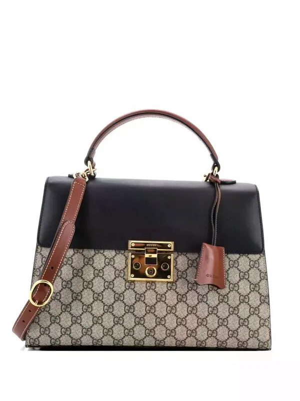 Gucci Padlock Top Handle Bag - Black