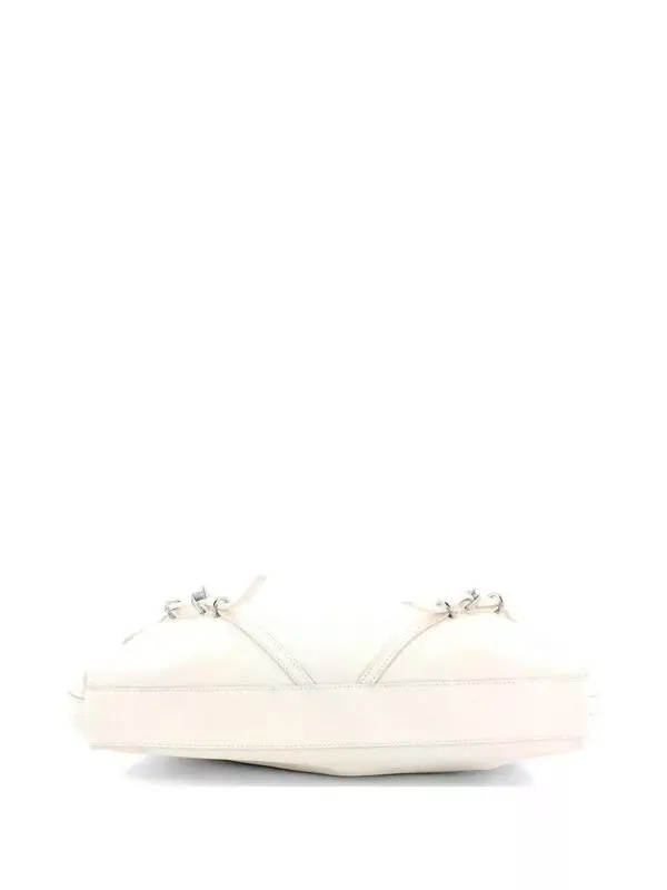 Givenchy Voyou Chain Leather Medium Shoulder Bag - Neutrals
