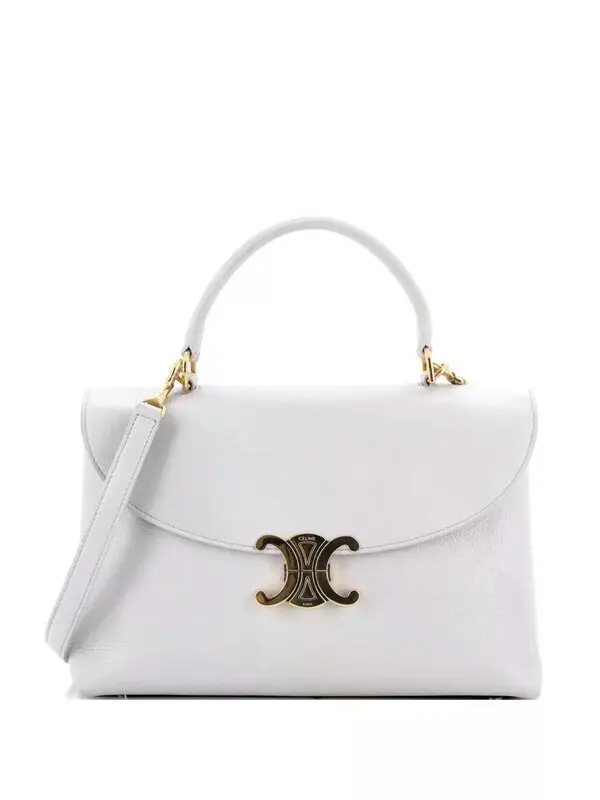 Celine Nino Top Handle Bag Leather Medium Satchel