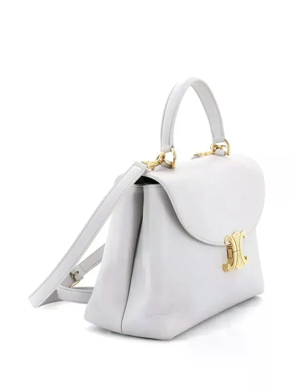 Celine Nino Top Handle Bag Leather Medium Satchel