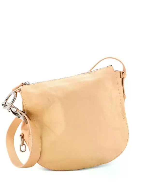 Burberry Knight Leather Small Shoulder Bag - Neutrals