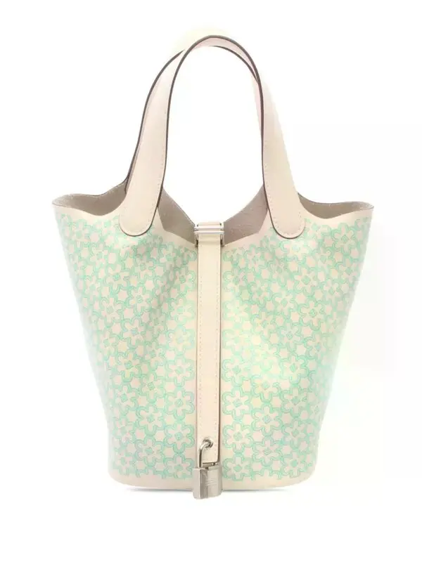 Hermès 2022 Lucky Daisy Picotin Lock 18 Handbag