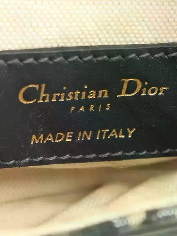 Dior Mini Oblique Canvas Saddle Bag Satchel
