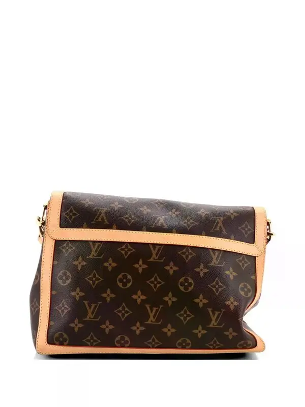 LOUIS VUITTON Dauphine Soft Monogram Canvas Gm Shoulder Bag