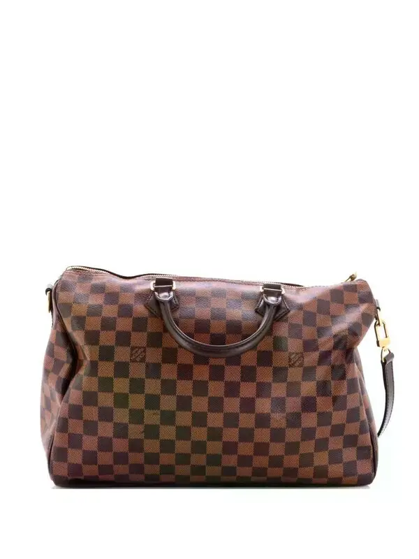 LOUIS VUITTON Speedy Bandouliere 35 Satchel Bag - Brown