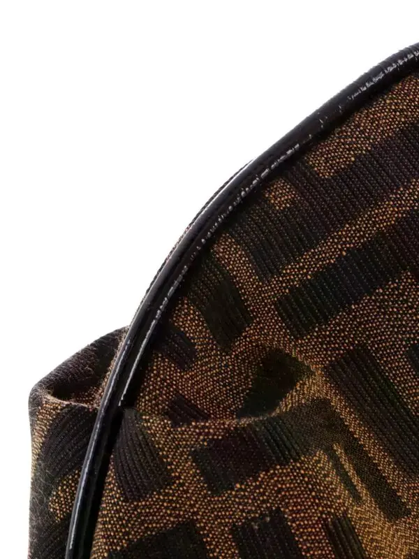 Fendi Chef Chain Zucca Canvas Mini Hobo Bag