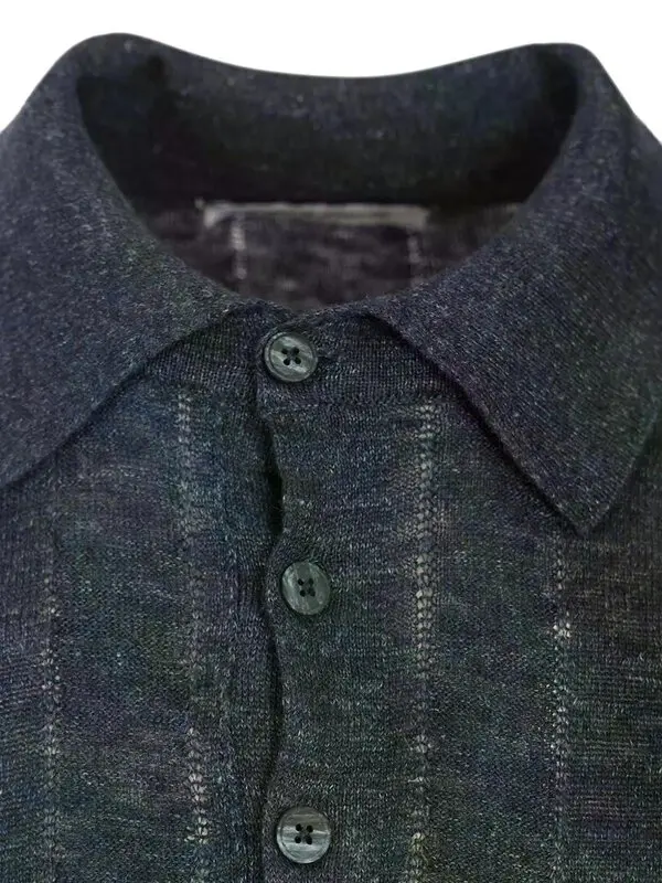 AL DUCA D’AOSTA 1902 Ribbed-knit Polo Shirt