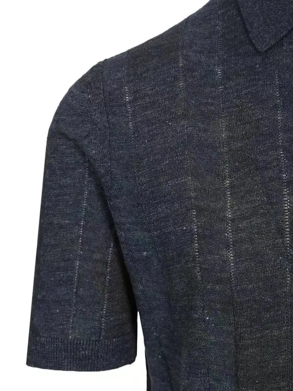 AL DUCA D’AOSTA 1902 Ribbed-knit Polo Shirt