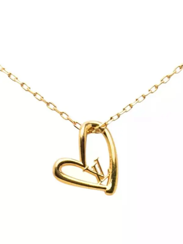LOUIS VUITTON Fall In Love Pendant Necklace - Gold