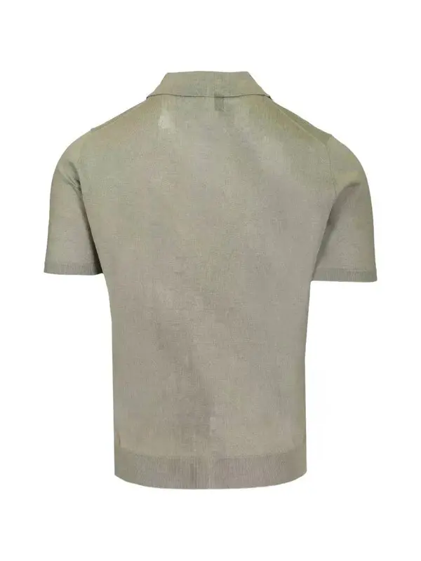AL DUCA D’AOSTA 1902 Ribbed-trim Polo Shirt