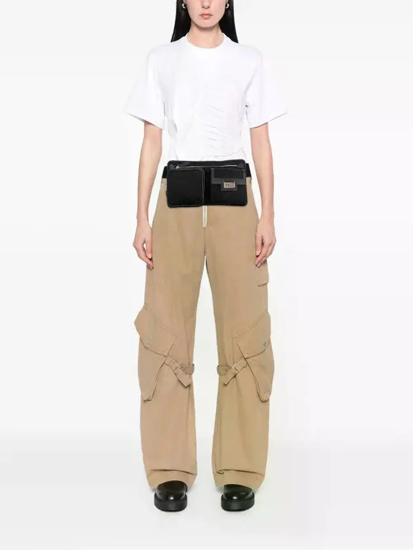 Dior 2007 Diorissimo Trotter Canvas Street Chic Belt Bag - Black