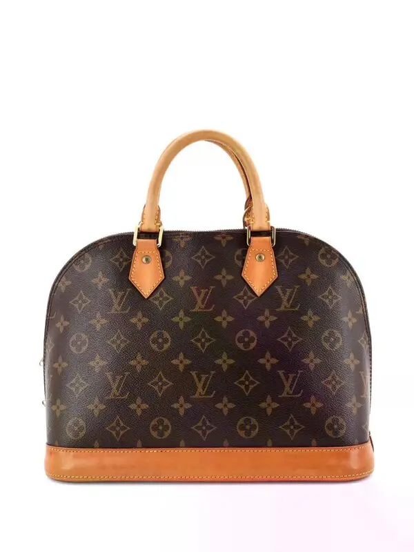 LOUIS VUITTON Alma Handbag Monogram Canvas Pm Satchel