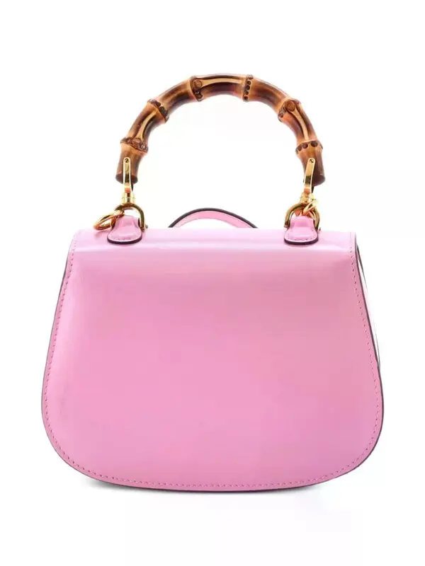 Gucci Bamboo 1947 Top Handle Bag Leather Mini Shoulder Bag