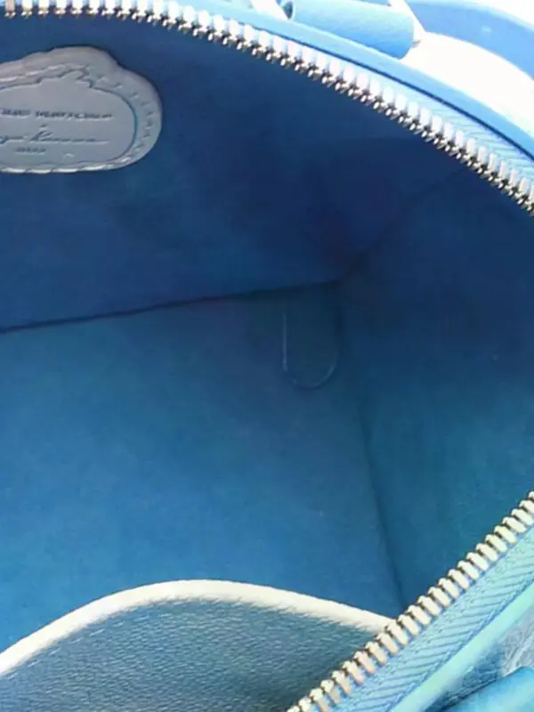 LOUIS VUITTON Yayoi Kusama Monogram Empreinte Speedy Bandouliere 20 Satchel - Blue