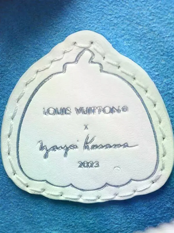 LOUIS VUITTON Yayoi Kusama Monogram Empreinte Speedy Bandouliere 20 Satchel - Blue
