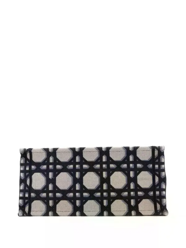 Dior Book Macrocannage Canvas Medium Tote Bag