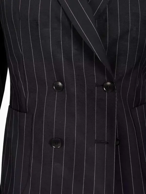 LATORRE Double-breasted Pinstripe Jacket