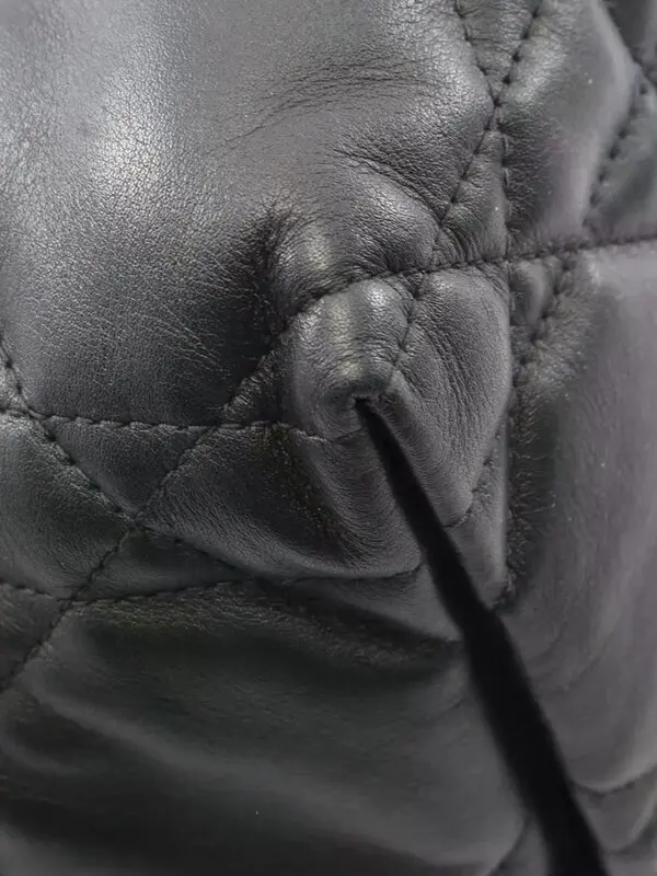 Dior Calfskin Macrocannage Toujours Handbag - Black