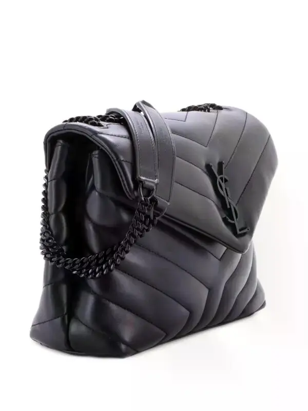Saint Laurent Loulou Matelasse Chevron Leather Small Shoulder Bag