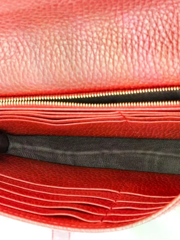 Gucci Interlocking Wallet On Chain Leather Crossbody Bag