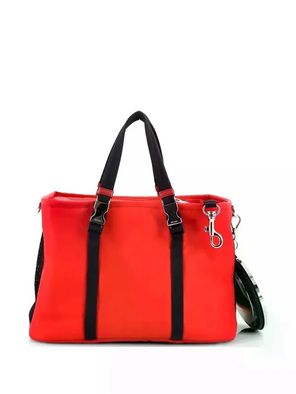Prada Convertible Pet Carrier Re-nylon With Mesh Satchel