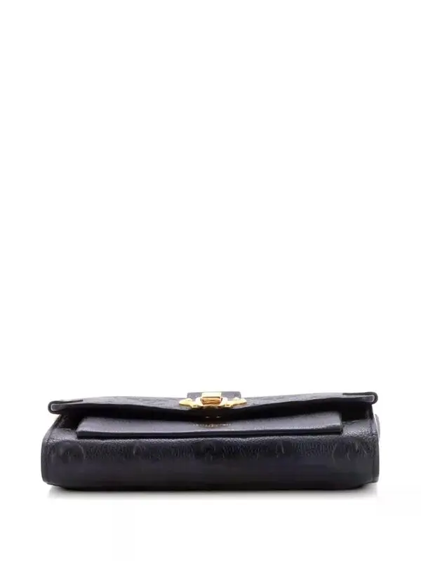LOUIS VUITTON Vavin Chain Wallet Monogram Empreinte Leather Clutch Bag