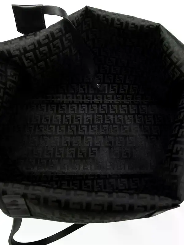 Fendi Zucchino Canvas Roll Tote Bag