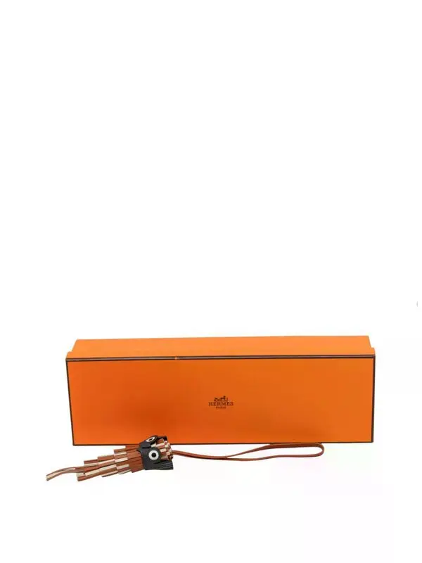 Hermès Chouette Owl Bag Charm And Key Chain - Brown