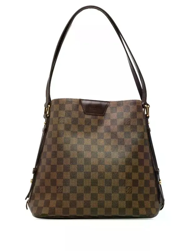 LOUIS VUITTON Damier Ebene Cabas Rivington Tote Bag - Brown