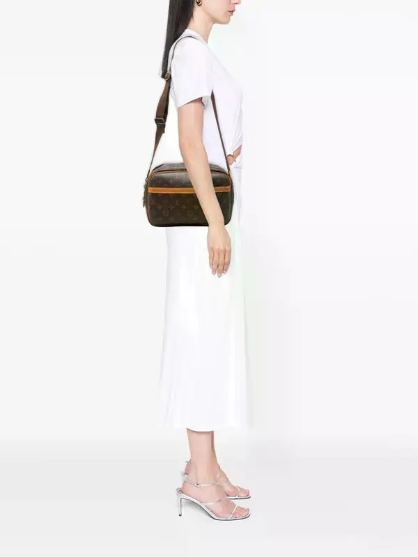 LOUIS VUITTON Monogram Reporter Pm Crossbody Bag