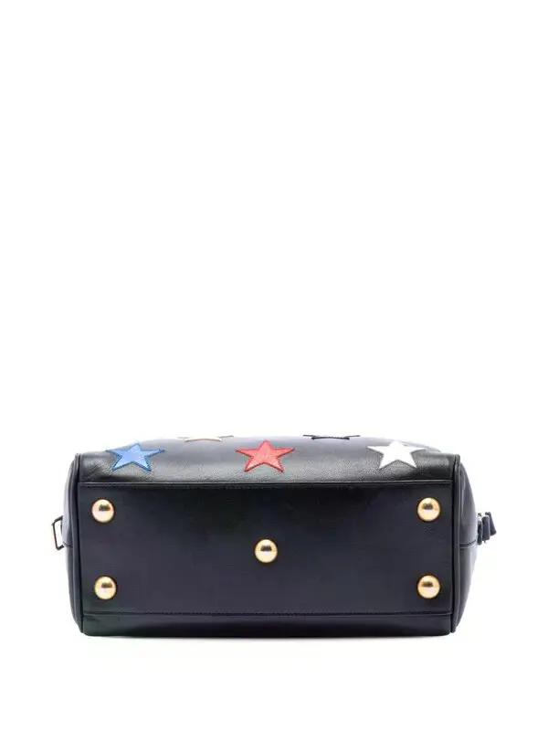 Saint Laurent Classic Duffle Satchel With Star Patchwork