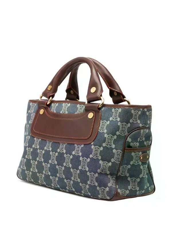 Celine Macadam Denim Boogie Handbag