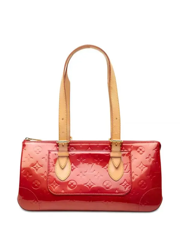 LOUIS VUITTON Monogram Vernis Rosewood Avenue Shoulder Bag - Red