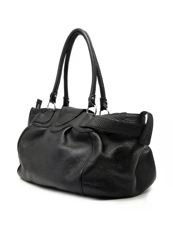 FERRAGAMO Leather Gancini Marisa Handbag