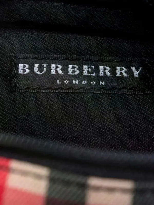 Burberry Exploded Check Canvas Pouch