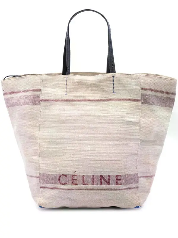 Celine Medium Canvas Phantom Cabas Tote Bag - Brown