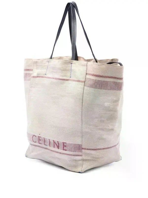 Celine Medium Canvas Phantom Cabas Tote Bag