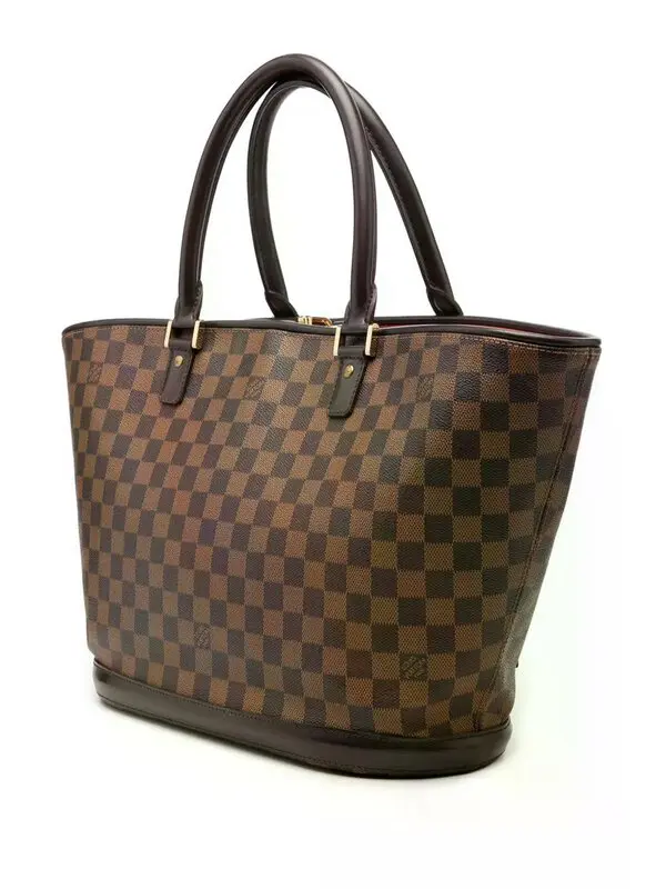 LOUIS VUITTON Damier Ebene Manosque Gm Tote Bag