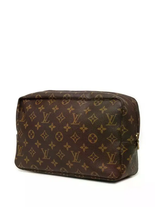 LOUIS VUITTON Monogram Canvas Trousses Toilette 28 Clutch Bag
