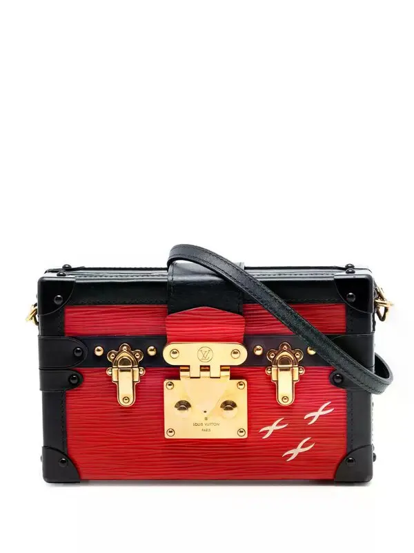 LOUIS VUITTON Epi Petit Malle Crossbody Bag - Red
