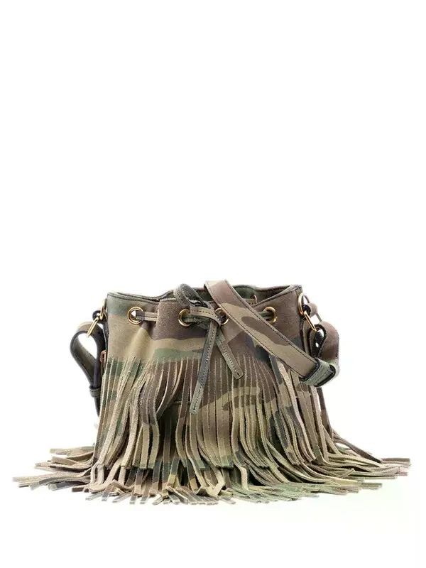 Saint Laurent Small Emmanuelle Bucket Bag - Brown